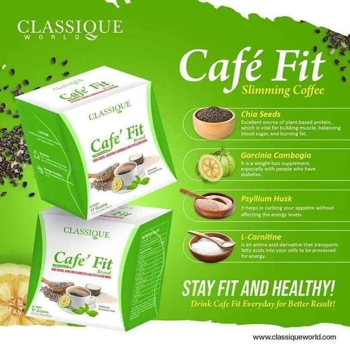 ORIGINAL Classique World CAFE FIT | Fat Burner | Appetite Suppressant ...