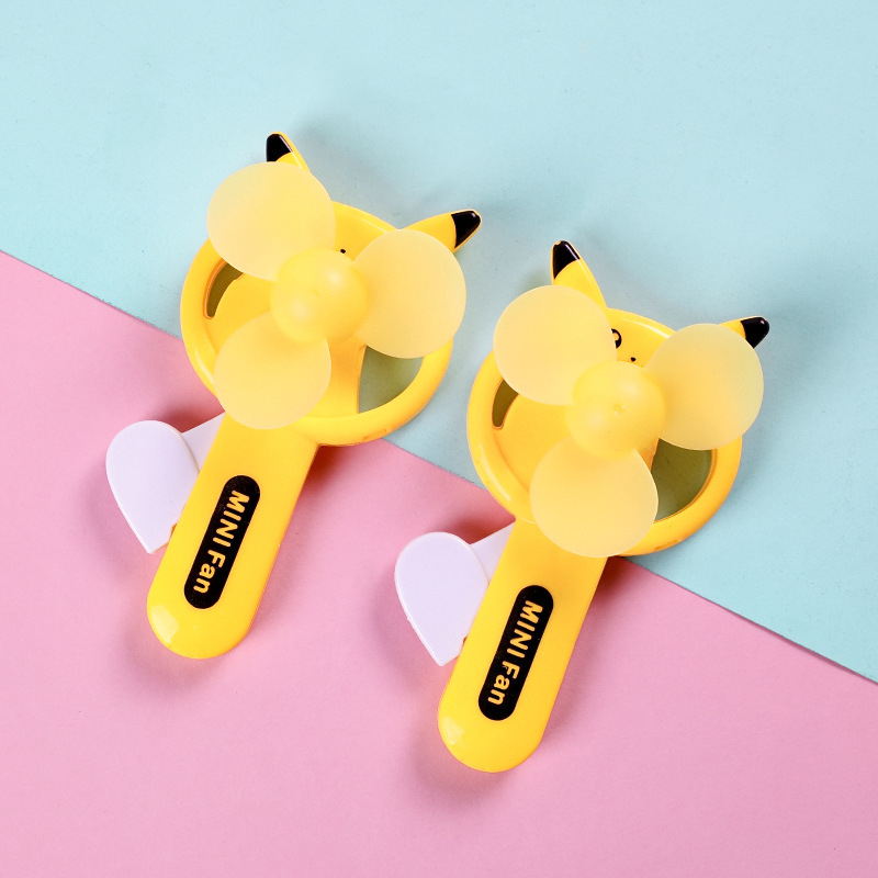 1PC Mini Cartoon Hand Fan Creative Pressure Fan Kid Toy(Color Random ...