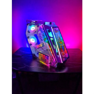 Gaming Cyborg GUNDAM Case Metalic case with 6pcs RGB Cooling fan Case ...