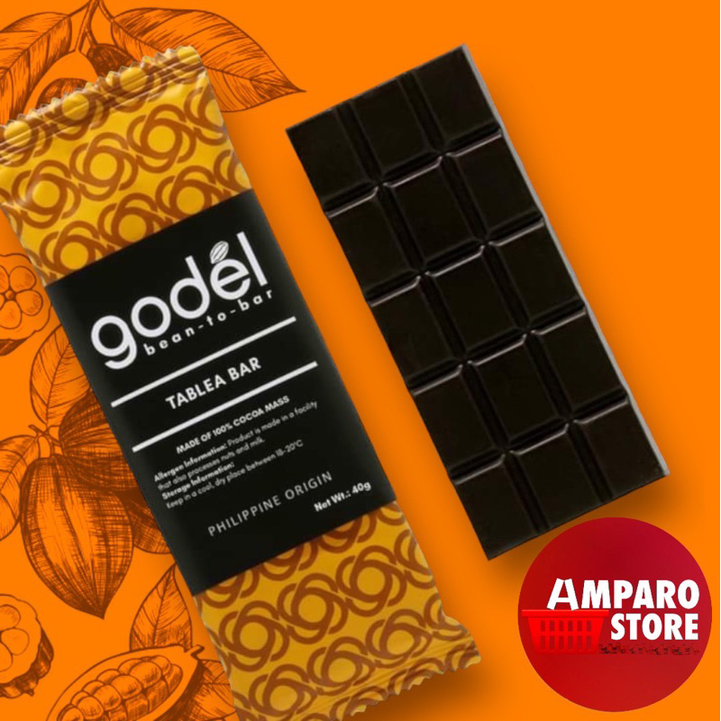 Tablea 100% Bar | 40g | Shopee Philippines
