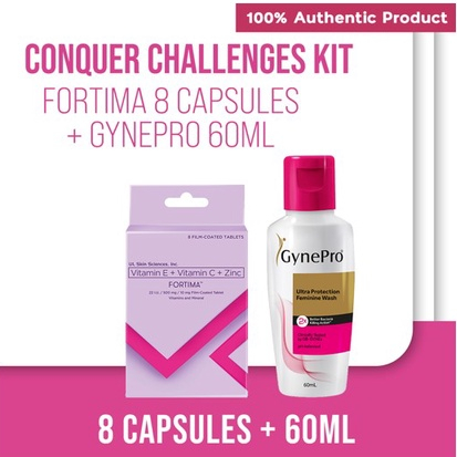Conquer Challenges Kit (Fortima 8s + Gynepro Ultra Protection Feminine ...