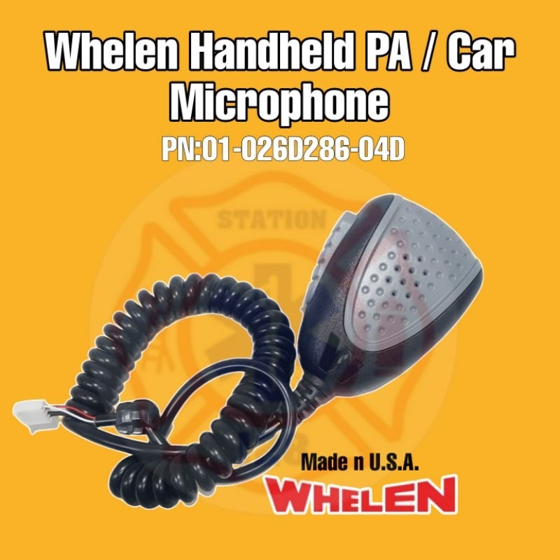 Whelen Handheld PA Microphone PN: 01-026D286-04D | Shopee Philippines