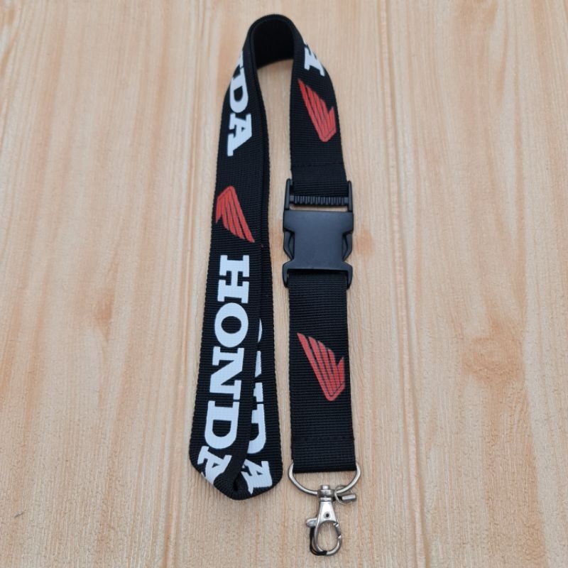Honda wings motorcycle logo id lace lanyard id strap | Shopee Philippines