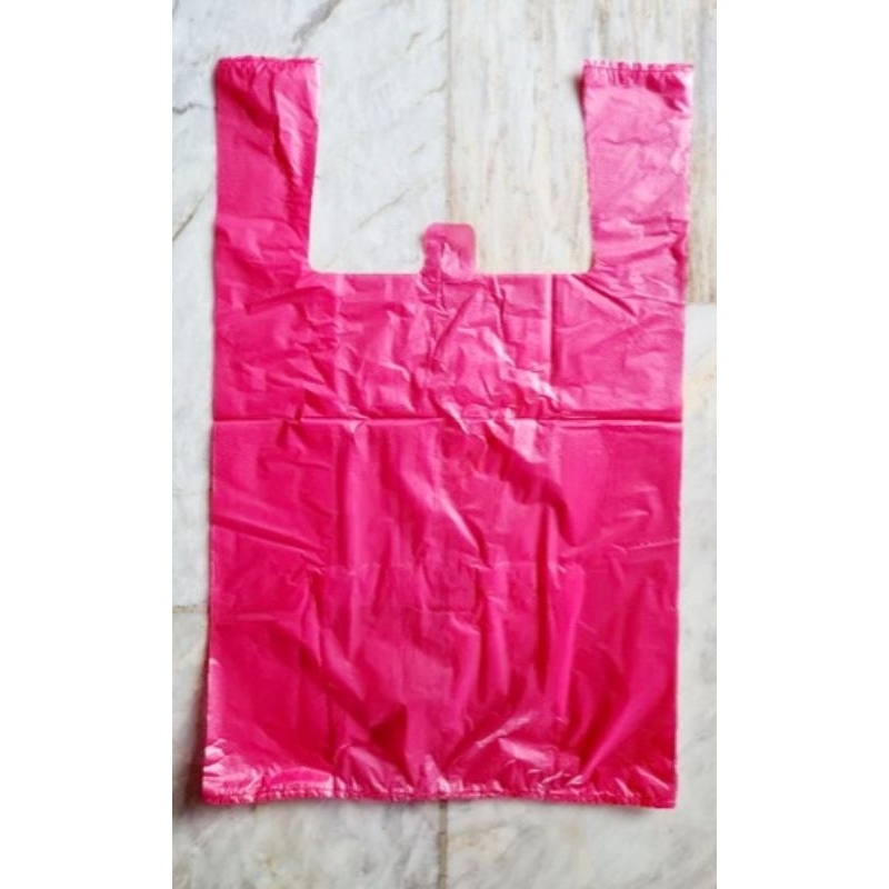 Plastic Bag with Handle Large per Pack (Approx. 100's) | Shopee Philippines