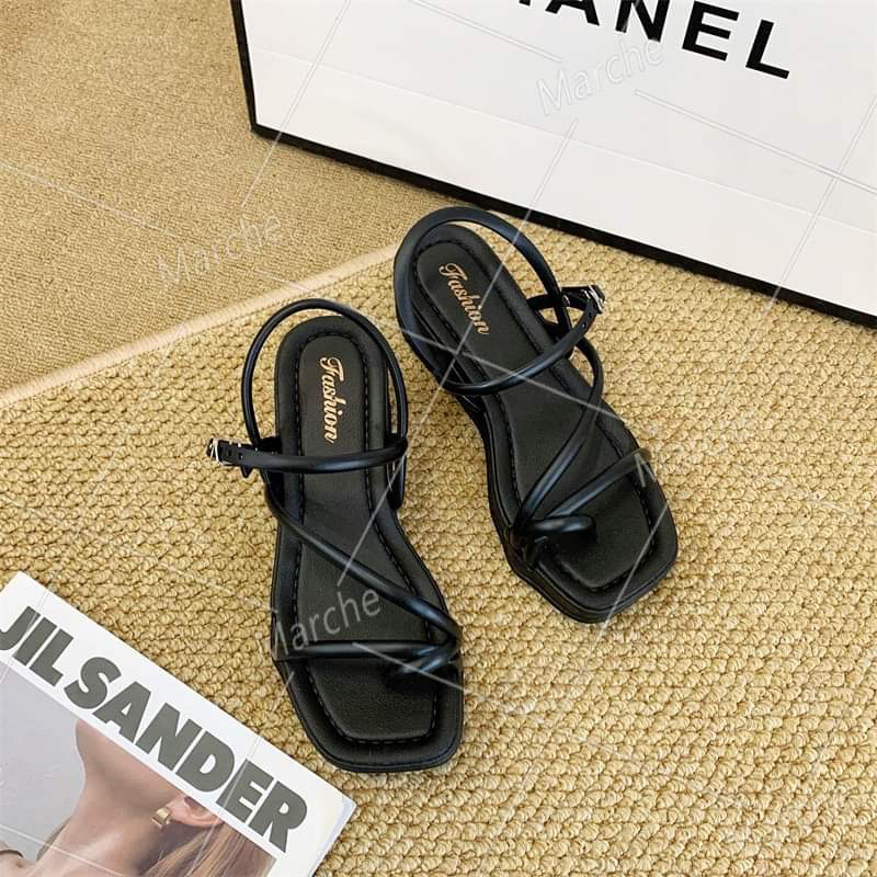 Marche 2023 summer new women's outer wear lace-up fashion versatile ...