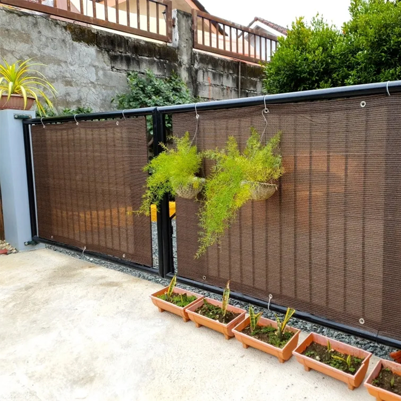 Brown Privacy Screen for Balcony Deck Patio Porch Backyard Fence Sun ...