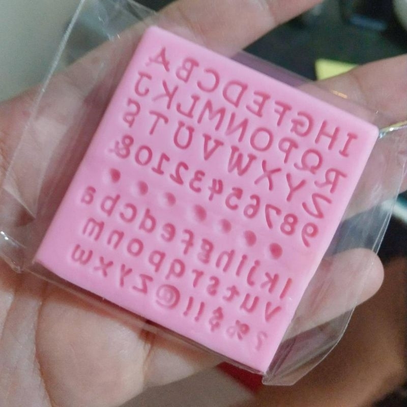 4mm 5mm Alpha mold set | Smallest Letter mold | Tiny Alpha mold | Ravie ...