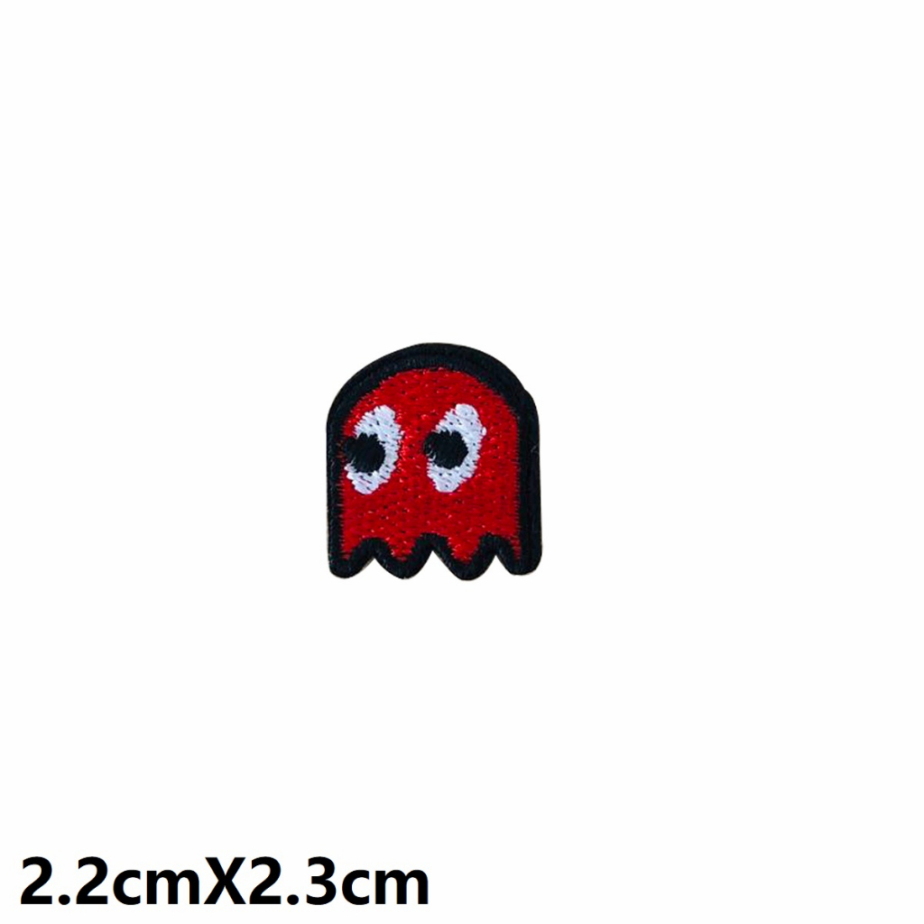 Queena Patch Computer Embroidered Patch Pacman Embroidery Badge Patches ...