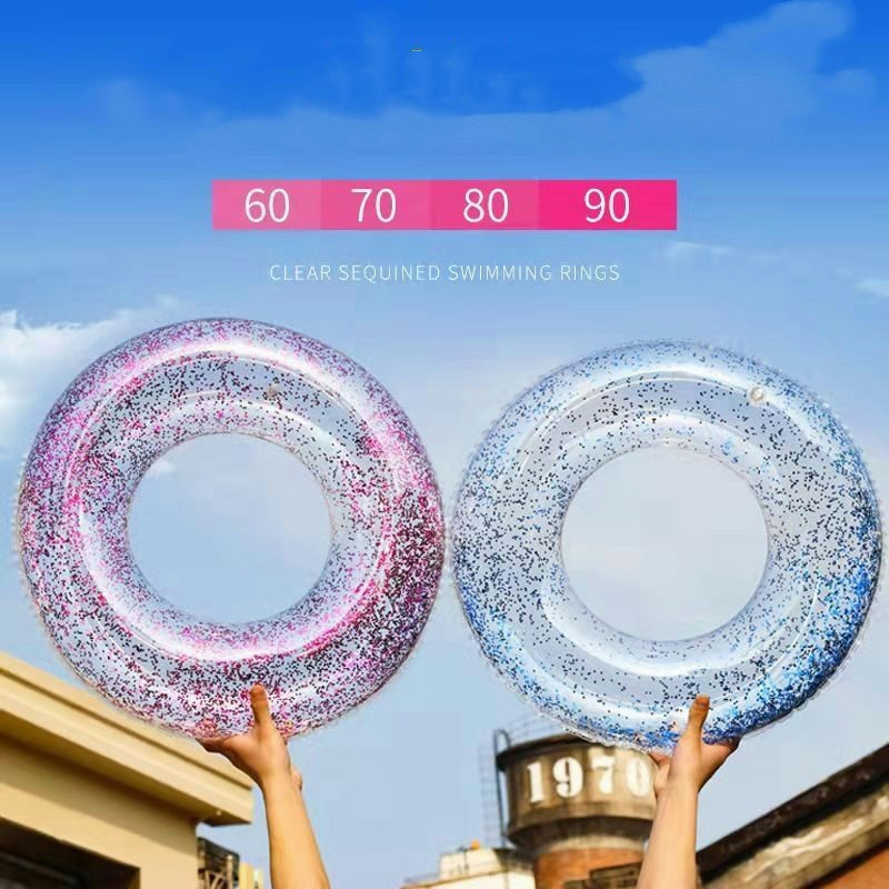 Salbabida Swimming Rings With Sequins Inflatable Salbabida For Adult ...