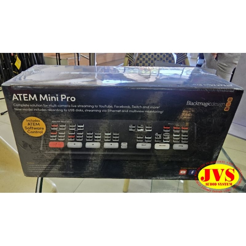 Blackmagic Design ATEM Mini Pro HDMI Live Stream Switcher | Shopee ...