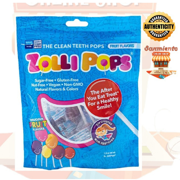 Zolli Pops Assorted Flavors 8pcs | Shopee Philippines