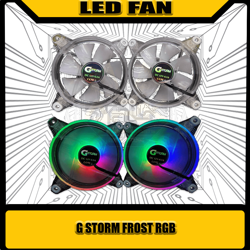 G Storm Frost RGB Led Fan 120MM(Stable) | Shopee Philippines