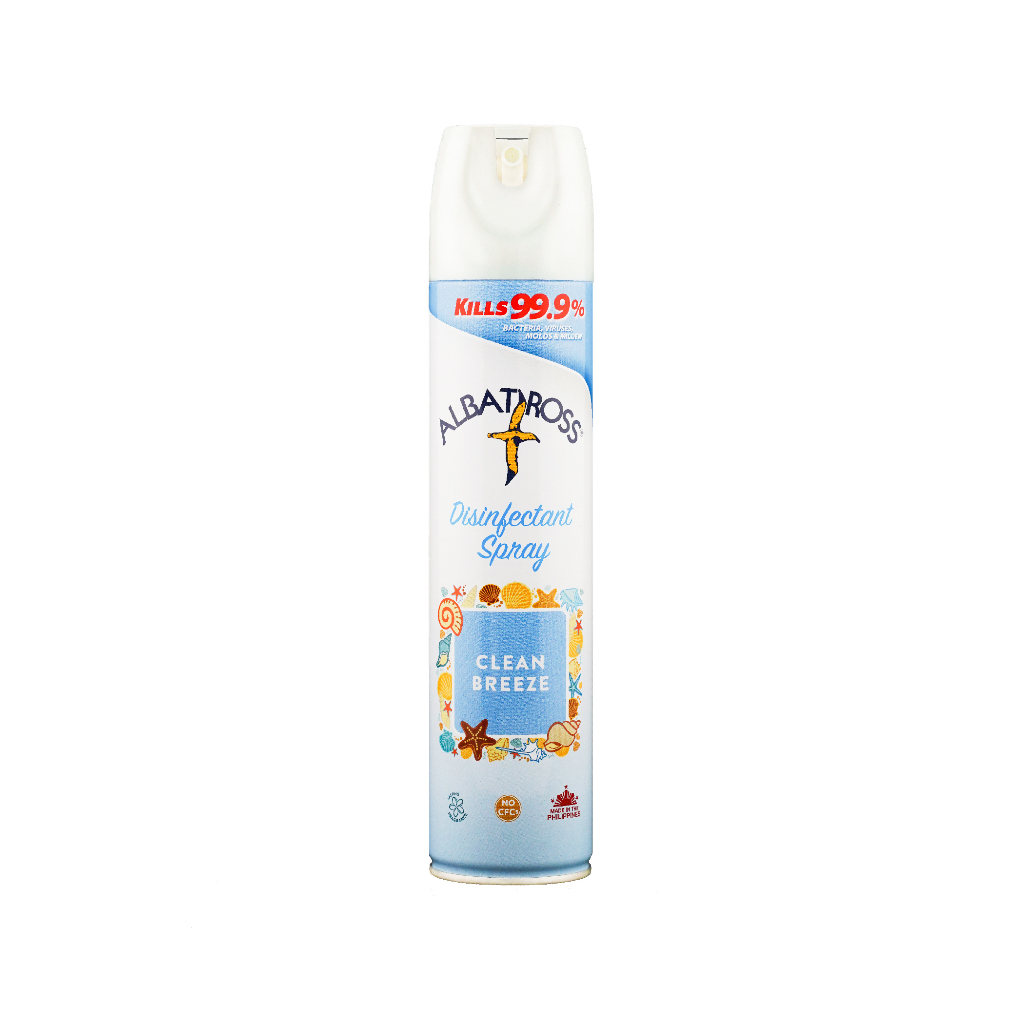 Albatross Disinfectant Spray Clean Breeze 300 mL | Shopee Philippines