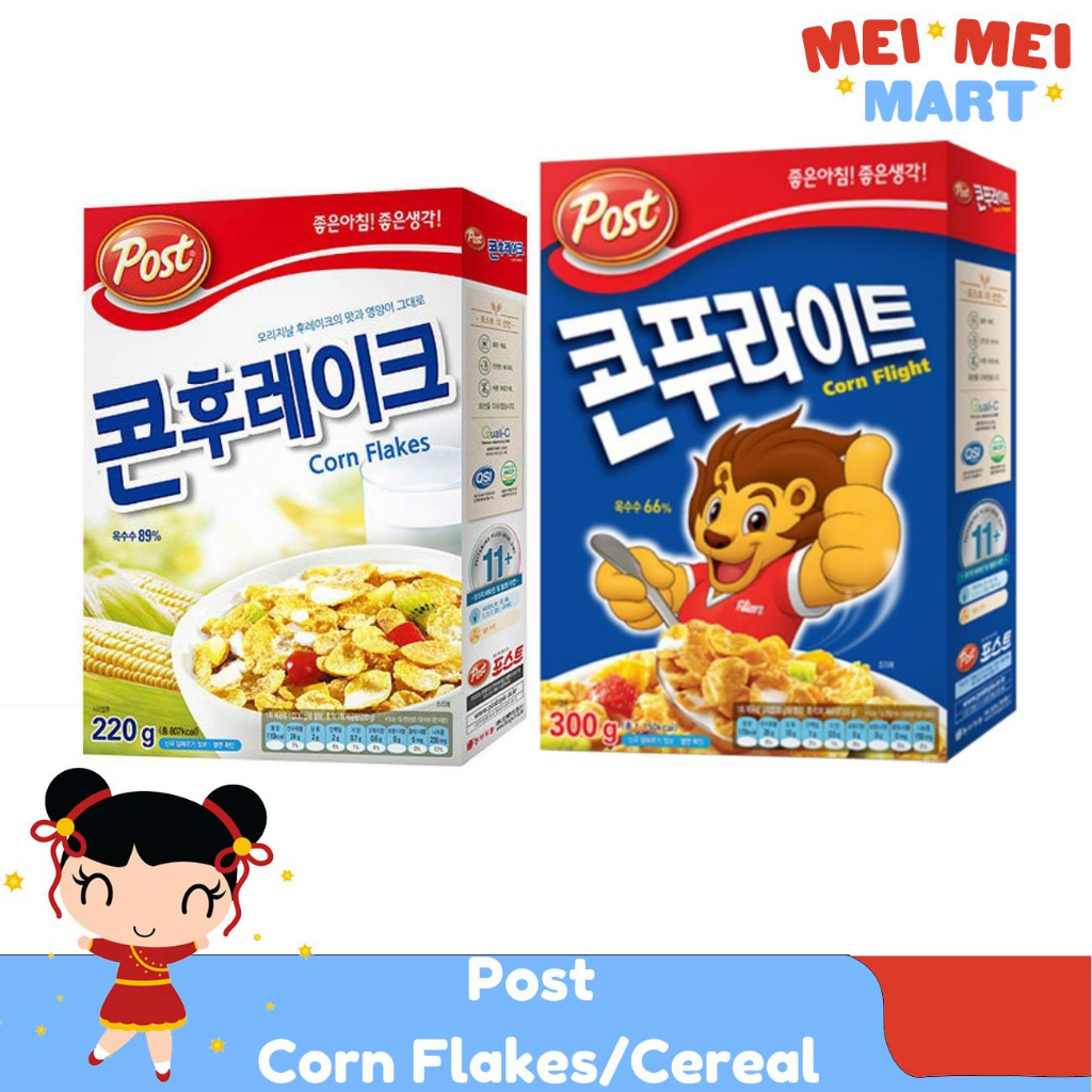 Post Korean Corn Flakes Corn Flight Cereal | Shopee Philippines