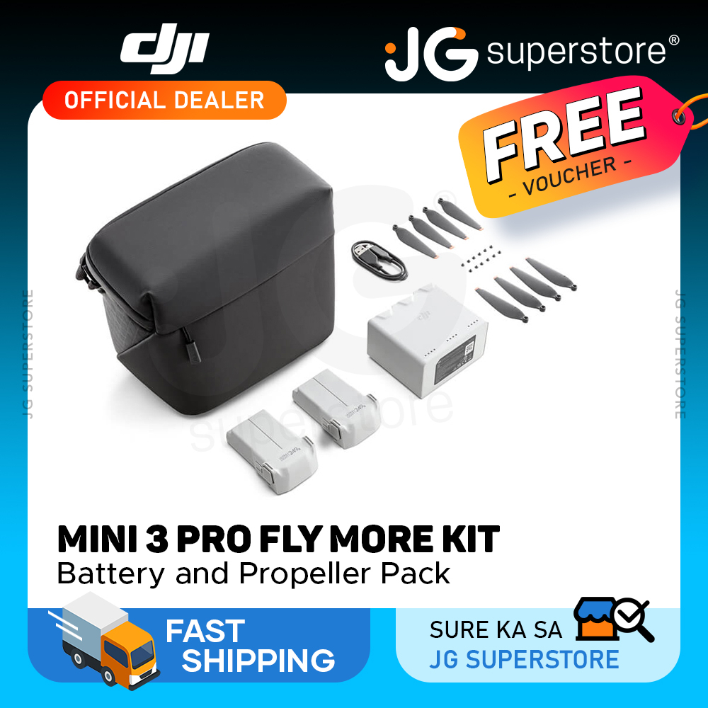 DJI Mavic Mini 3 Pro Fly More Kit w/ 34 Min Batteries & Propellers ...