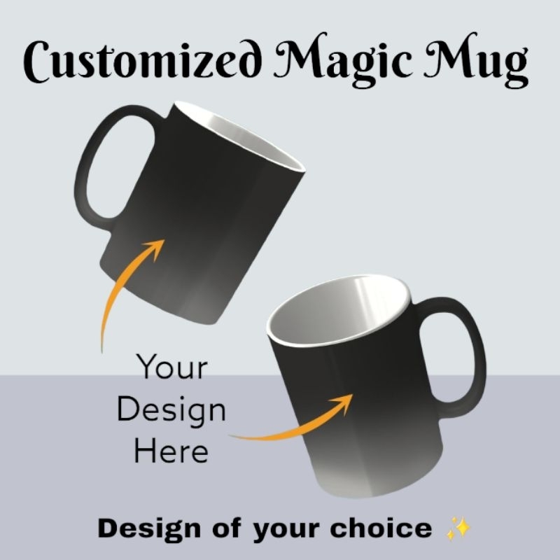 CUSTOMIZED MAGIC MUG / Magical Mug 11oz Color changing mug | Shopee ...