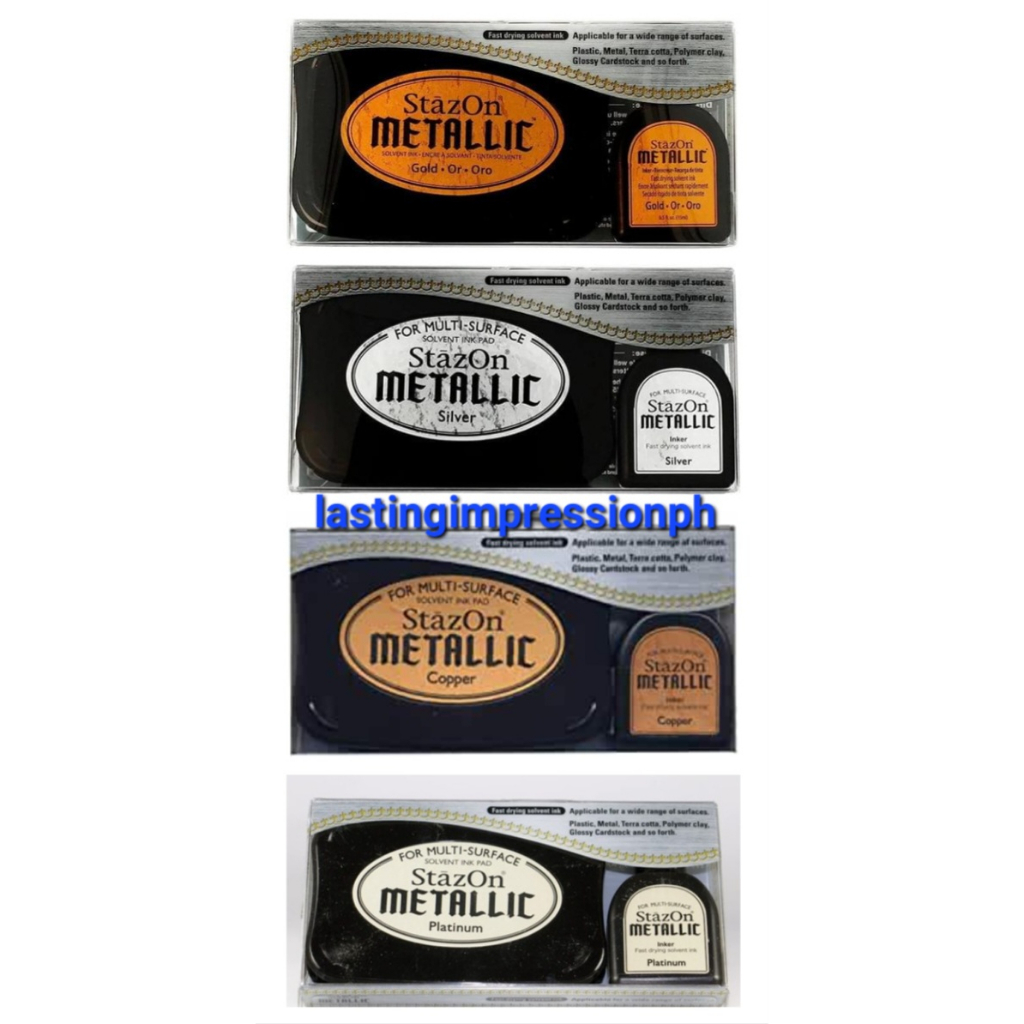 Tsukineko StazOn Metallic Kit | Shopee Philippines