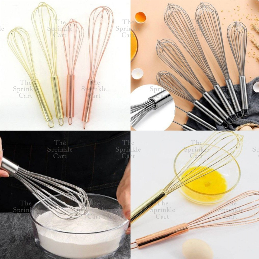 High Quality Stainless Steel Egg Whisk Non-Slip Manual Egg Beater ...