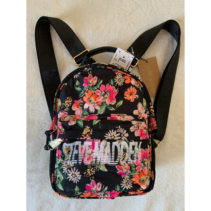 Original Steve Madden Floral Multi Color Mini Force Backpack | Shopee ...