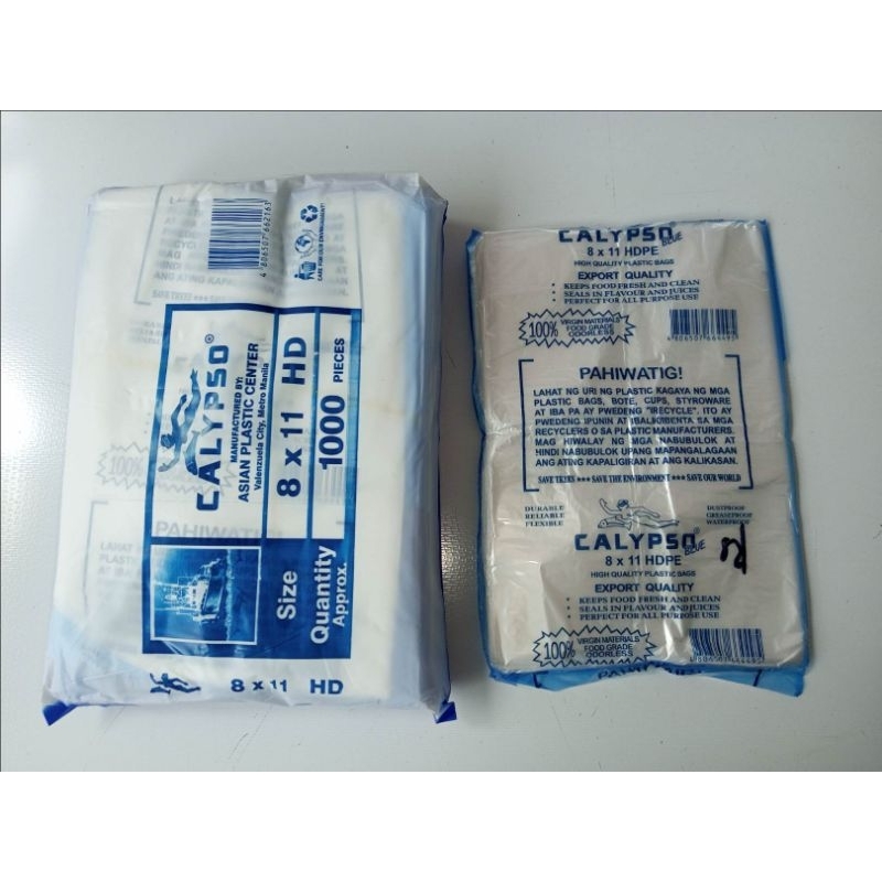 CALYPSO PLASTIC LABO HD PLASTIC 8X11 100pcs per pack | Shopee Philippines