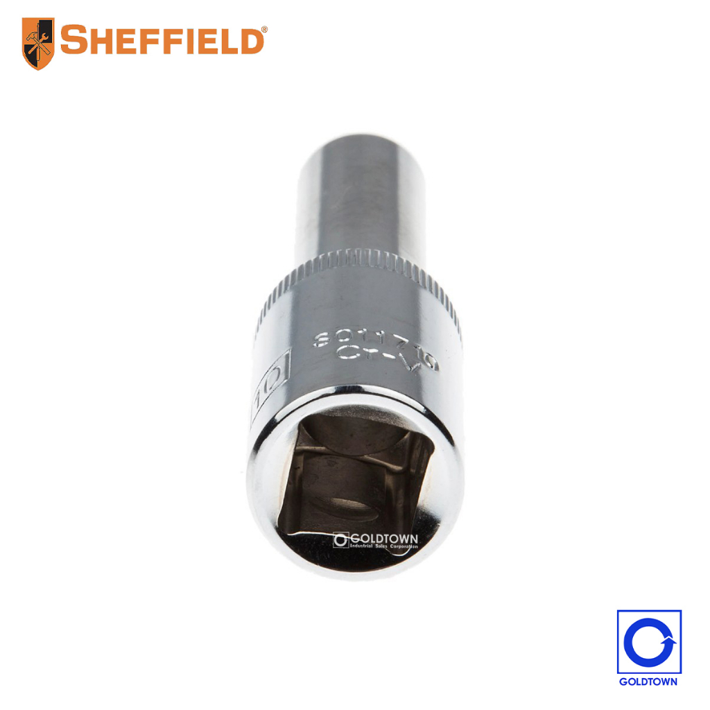 Sheffield - Chrome-Vanadium steel Deep Socket 1/2" drive 6 points (Sold ...