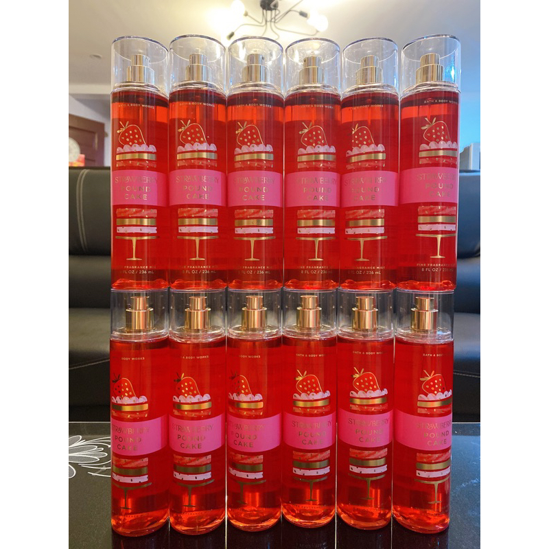 New packaging Strawberry Pound cake mist 236ml | Shopee Philippines