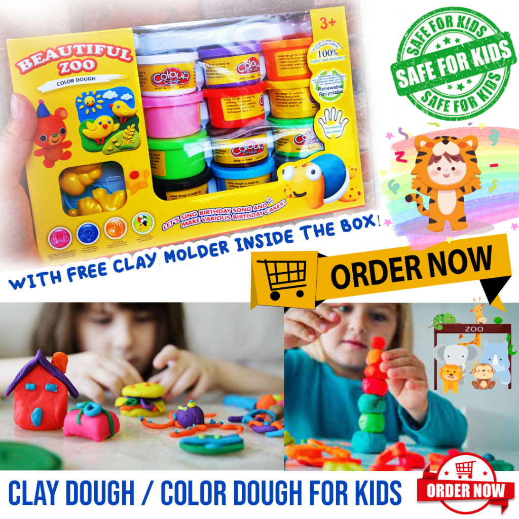 Original Clay Dough For Kids Free Molder Clay Set Clay Toy Play Dough ...