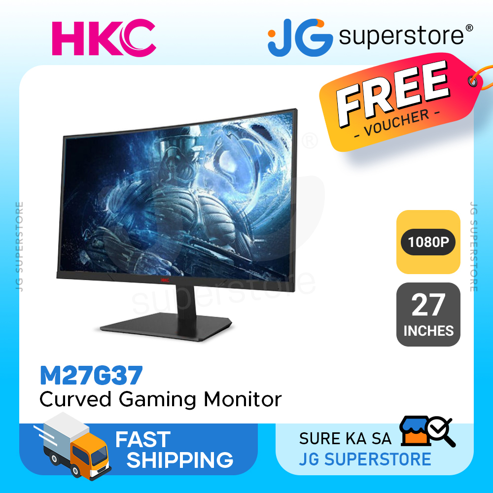 HKC M27G3F 27" 1080P FHD Curved Gaming Monitor 165Hz, AMD Freesync ...