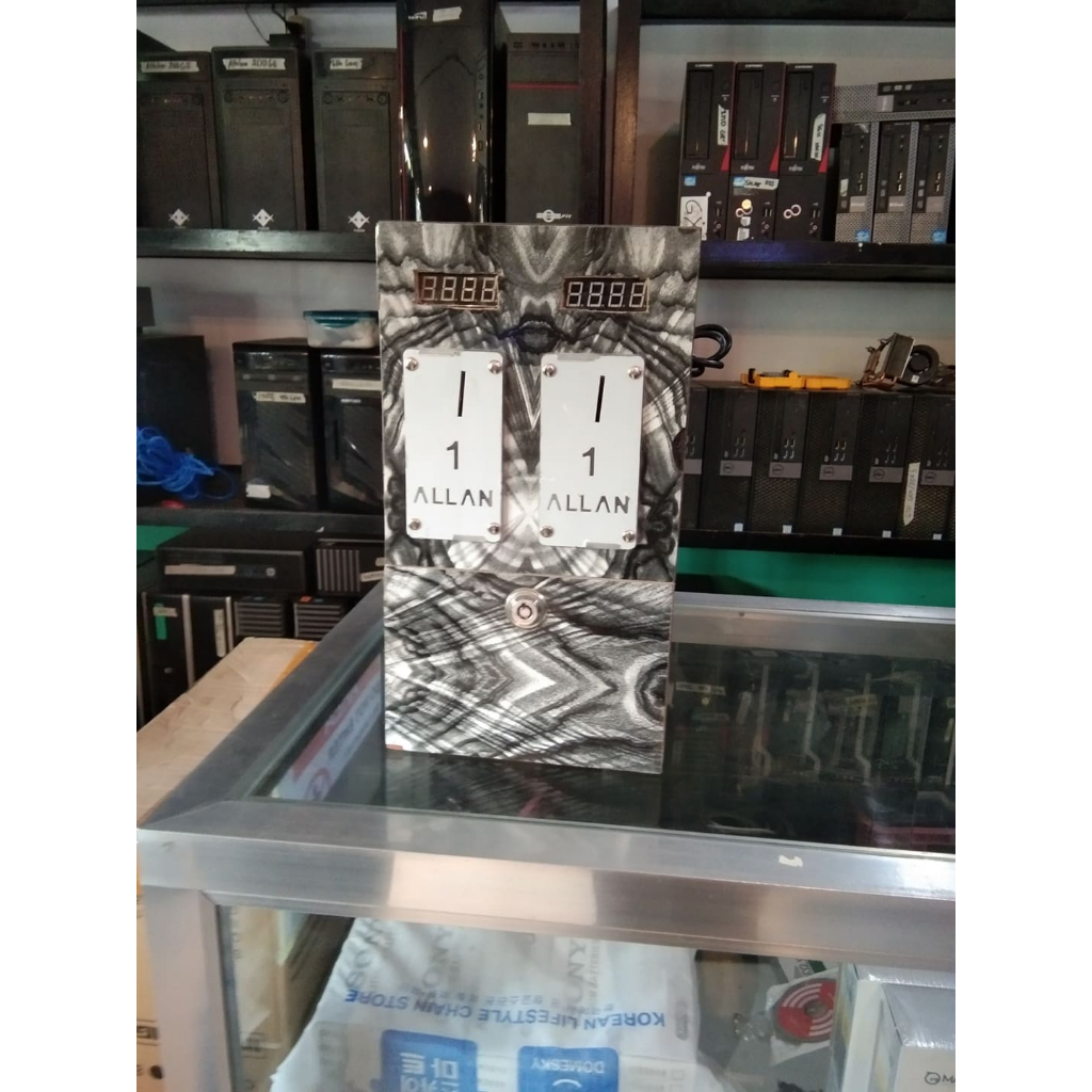 Pisonet dual coin box dual digital timer| Pckingdom | Shopee Philippines