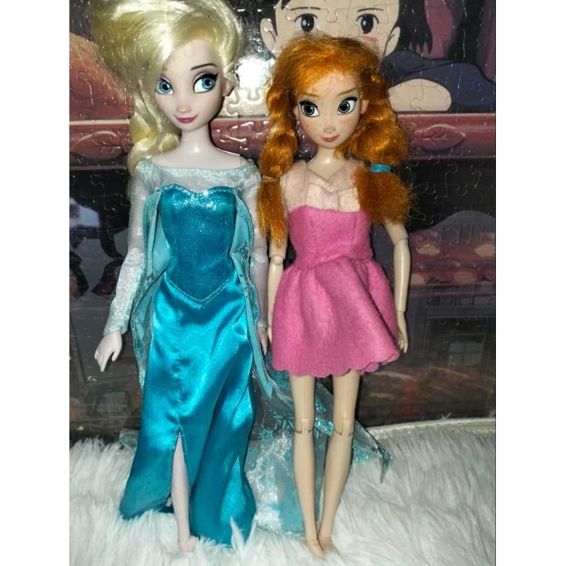 Preloved Frozen Doll Bundle (Anna and Elsa) | Shopee Philippines