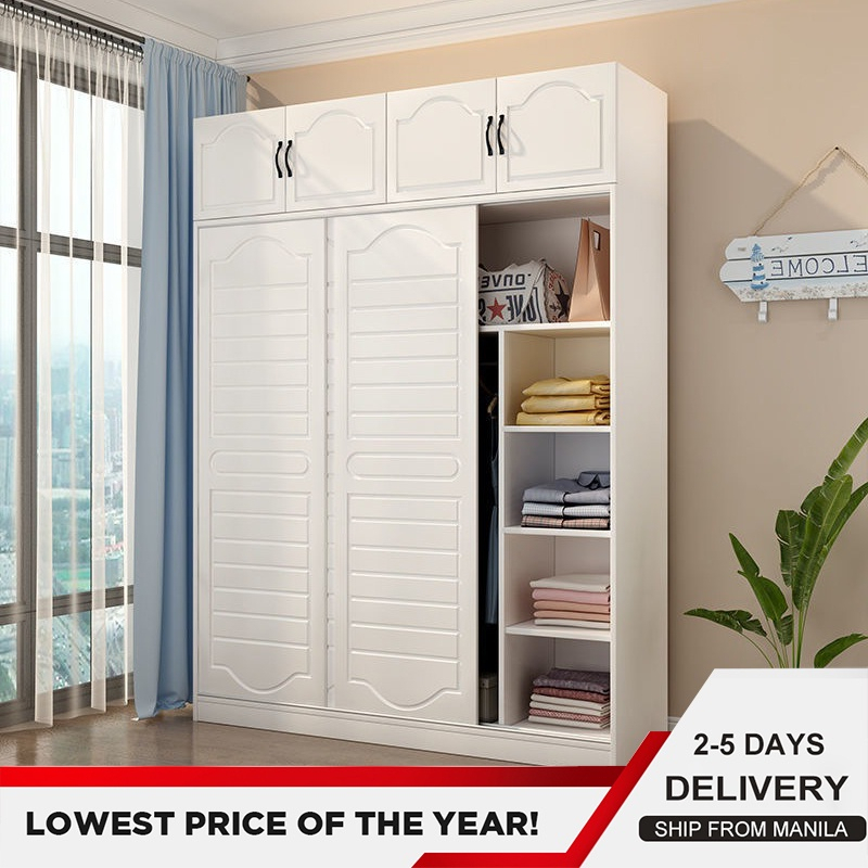 Saint Villa Nordic luxury wardrobe simple modern large wardrobe solid ...