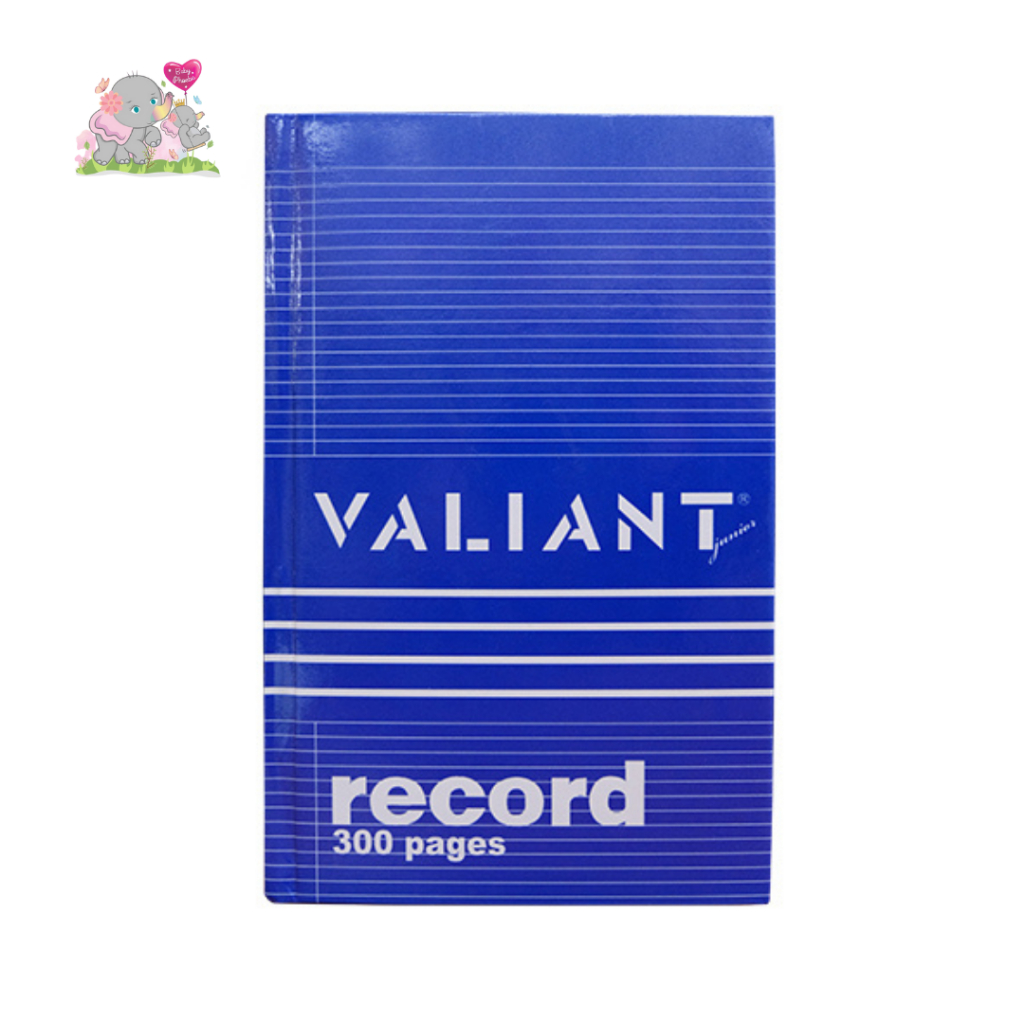 VALIANT RECORD BOOK | 300 PAGES | Shopee Philippines