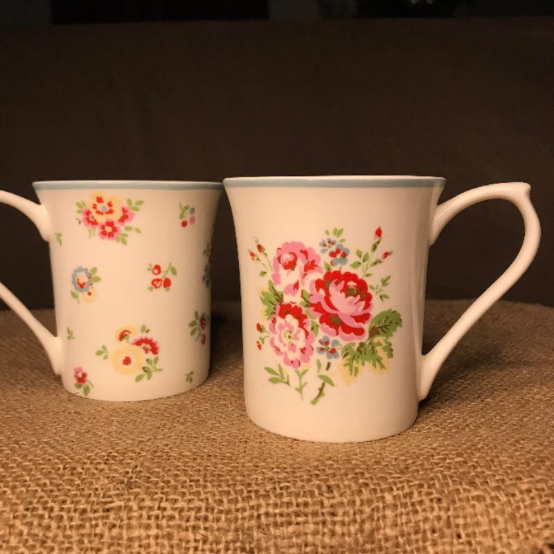 Cath Kidston • Queen's Kitchen Fine Bone China Floral Mug (sold per ...