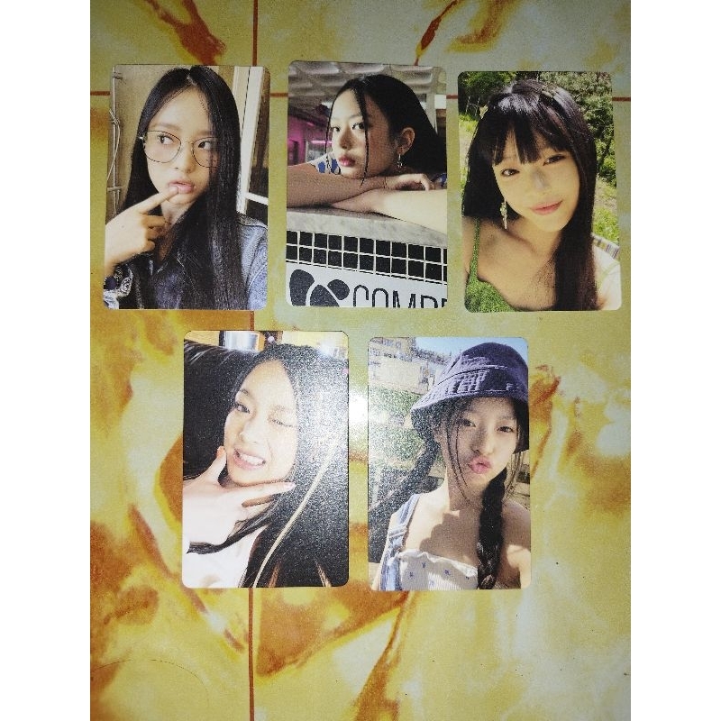 Newjeans HANNI bluebook/omg message card photocards | Shopee Philippines