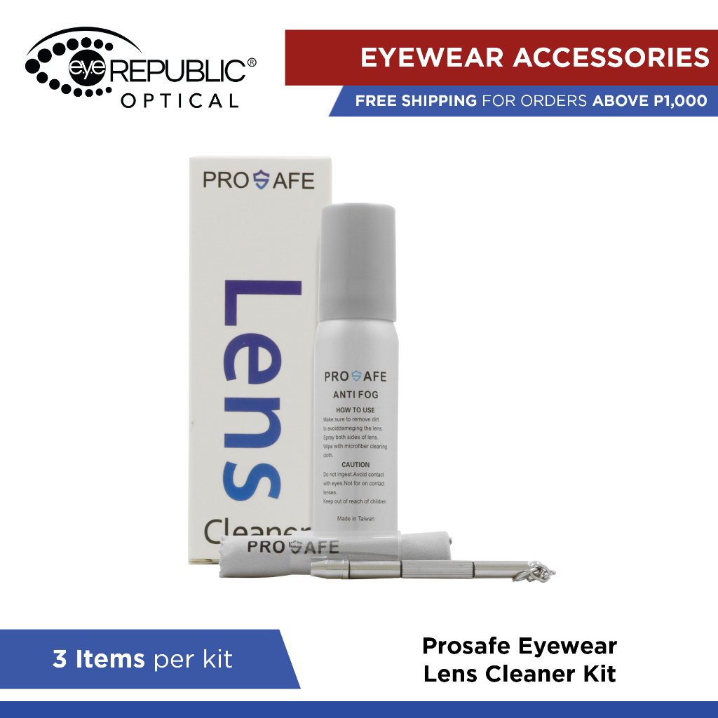 Prosafe Anti Fog Lens Spray Kit 30ml Screwdriverwiper Accessories For Eyewearcameramobile