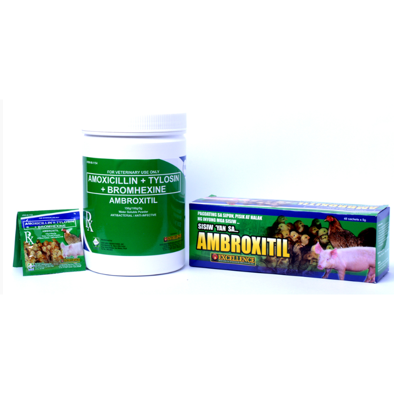 Excellece - Ambroxitil (1kg) for Sisiw, Broiler, Swine, Gamefowl ...