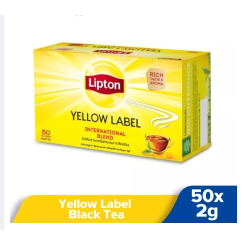 Lipton Yellow Label Teabags Black Tea 50 Teabags | Shopee Philippines