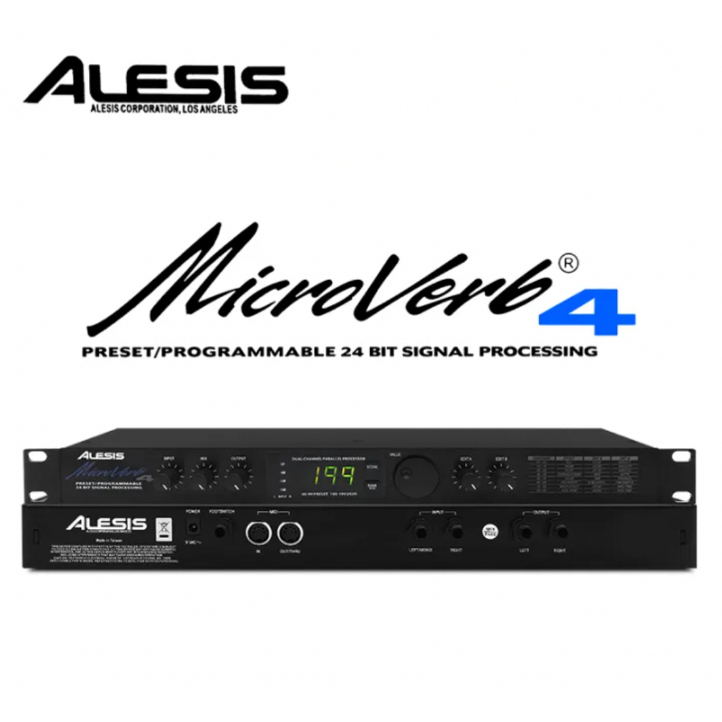 Digital Reverb Alesis MicroVerb4/MicroVerb4-Ⅱ Multi-Effects Processor ...