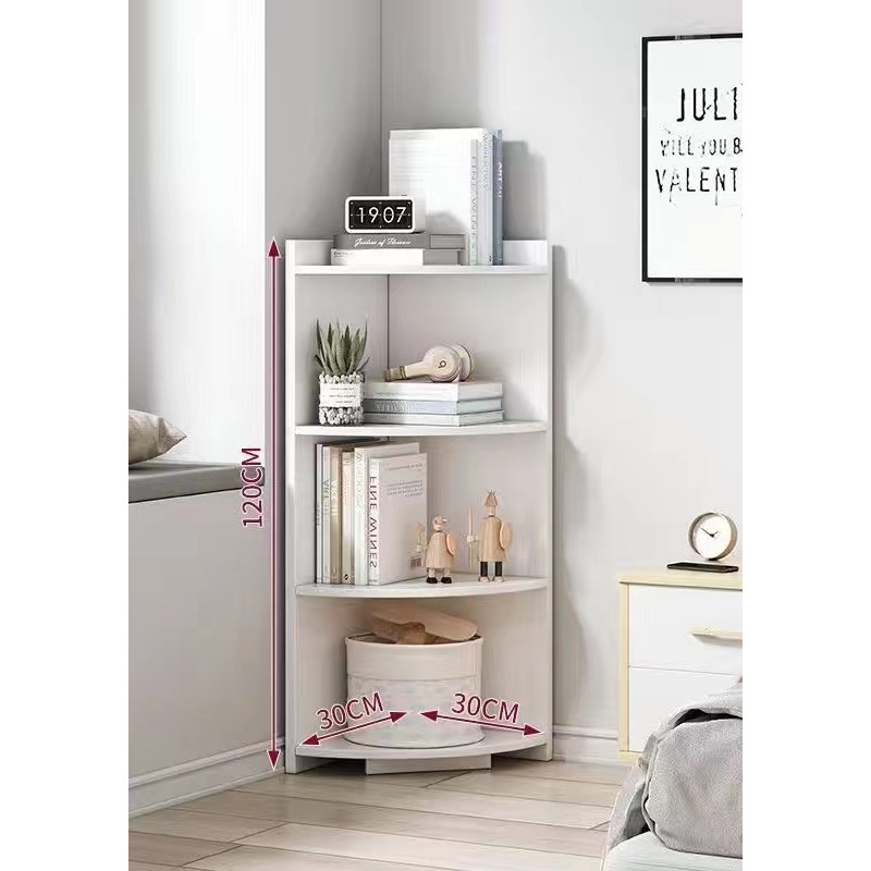 Nordic style corner cabinet multi-storey bookshelf multi-storey ...