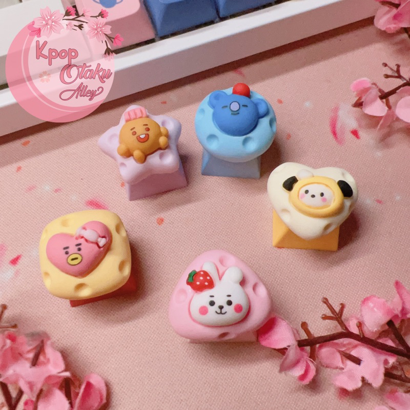 BT21 Cookies Collection Artisan Keycaps | Kpop Otaku Alley Keycaps ...