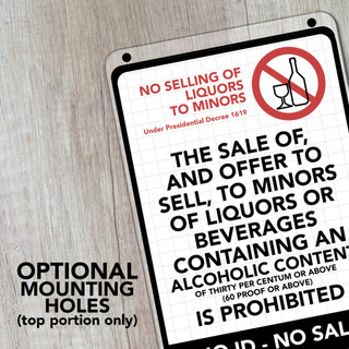 Restricted Access No Minors Allowed Sign / Laminated Sign / Sign Board ...