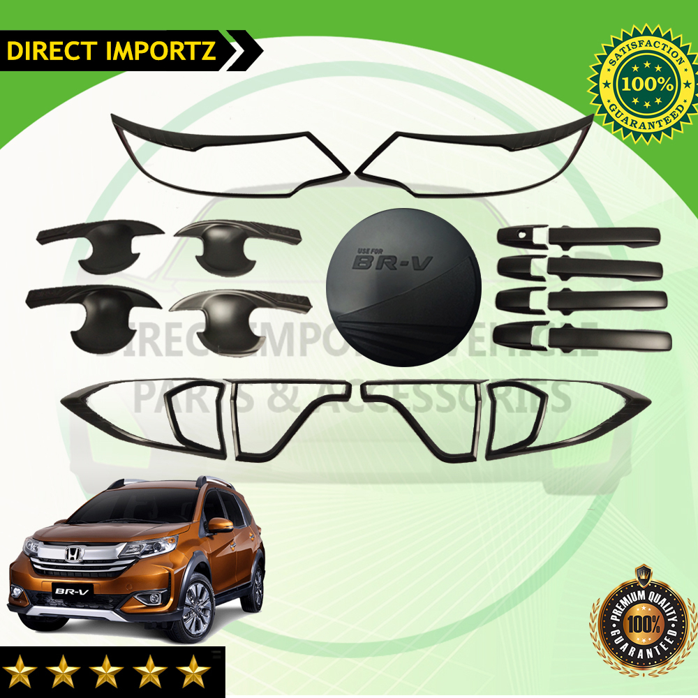 Honda BRV 2017 to 2022 W/O Smart Key Garnish Combo set cover matte ...