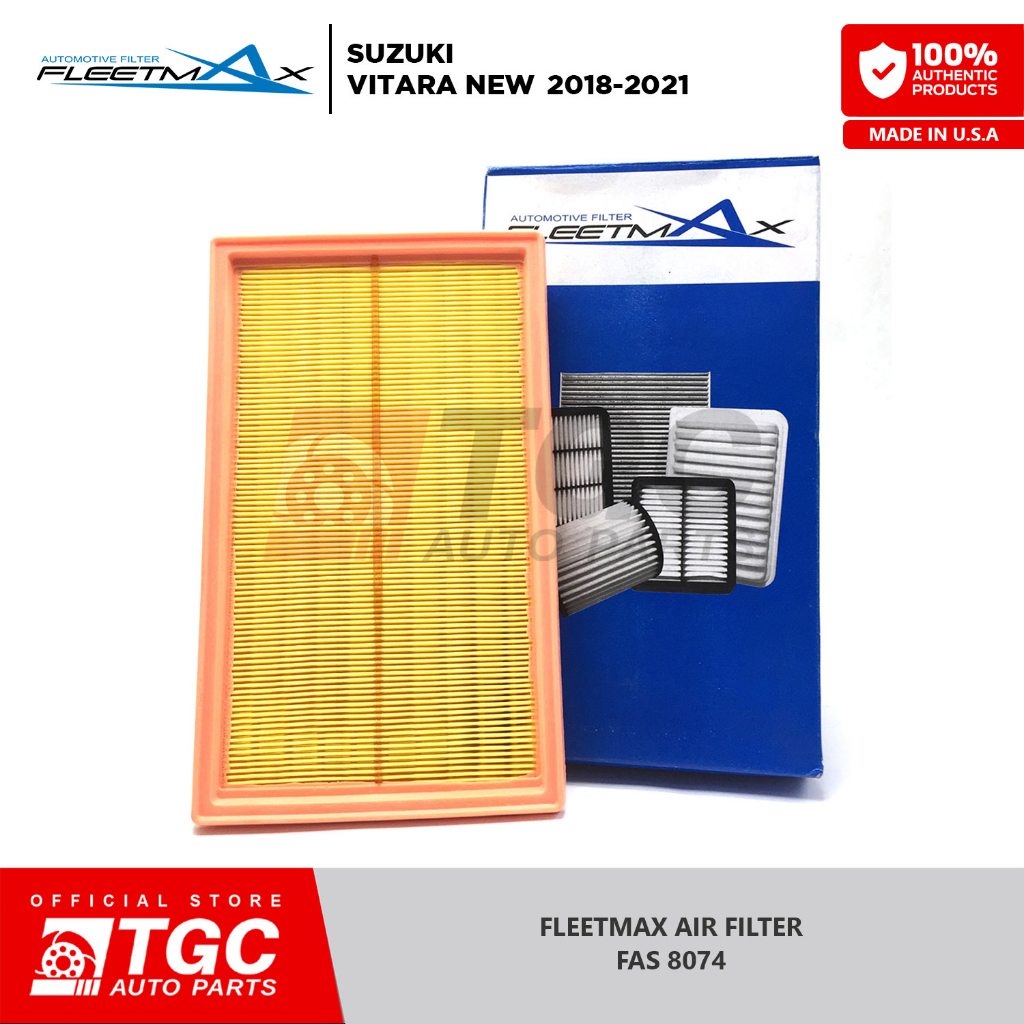 Fleetmax Air Filter / Air Cleaner SUZUKI VITARA NEW 2018-2021 FAS8074 ...
