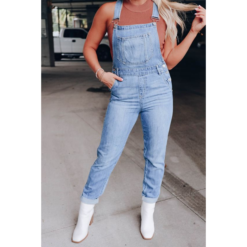 Women denim jumperpants overall jumpsuits | Shopee Philippines