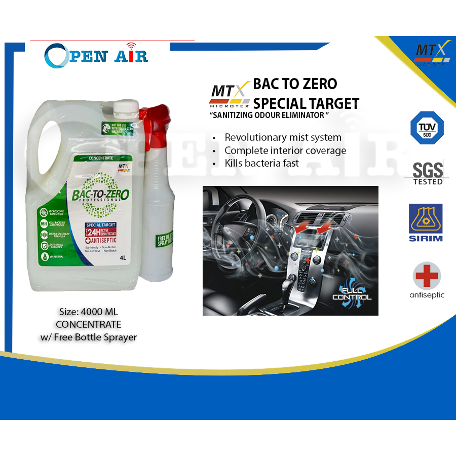 Microtex Bac to Zero Special Target Antiseptic 24 Hours Active ...