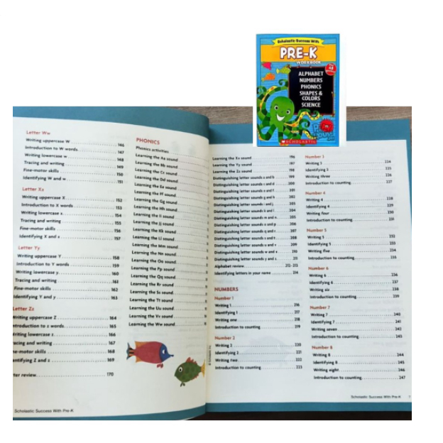 Scholastic Success with Pre-K Workbook, 1st Grade, 2nd Grade Workbooks ...