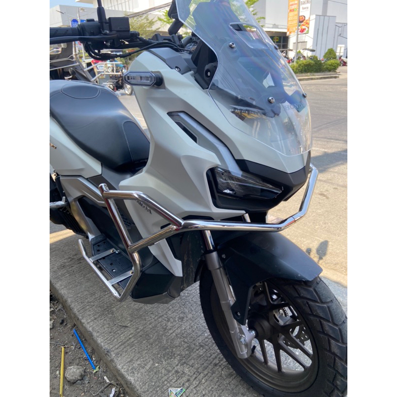 HONDA ADV 160 STAINLESS FULL CRASHGUARD w/ MDL BRACKET READY | Shopee Philippines