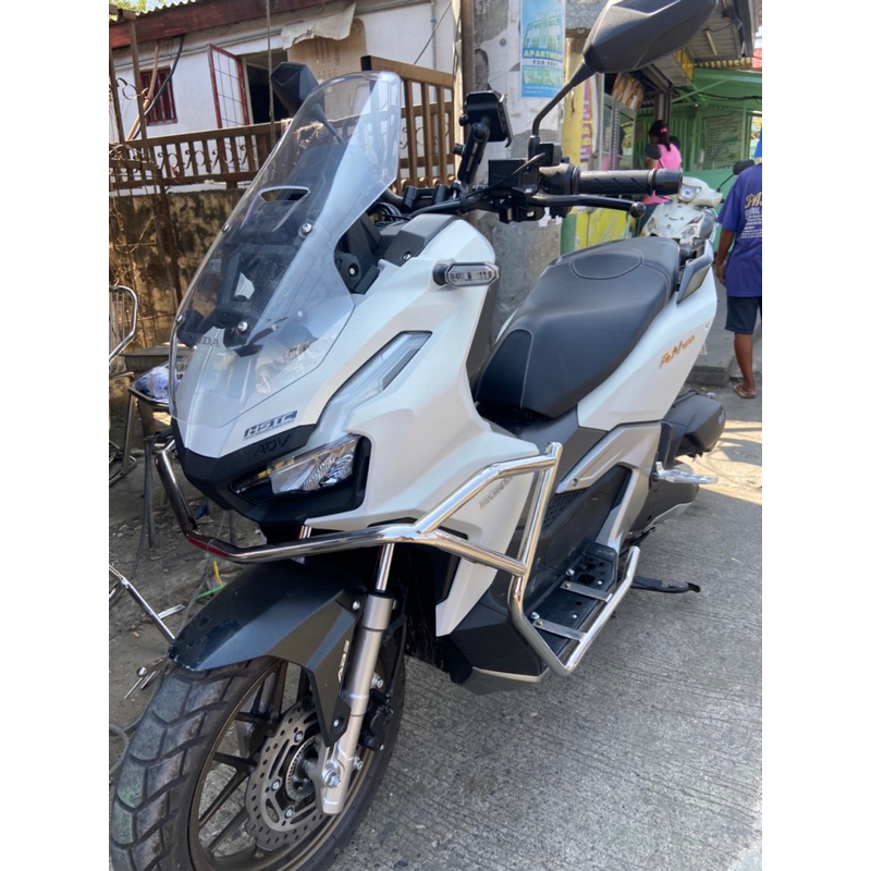HONDA ADV 160 STAINLESS FULL CRASHGUARD w/ MDL BRACKET READY | Shopee ...