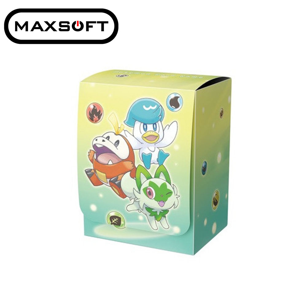 Pokemon Deck Case Sprigatito & Fuecoco & Quaxly [9343020] | Shopee ...