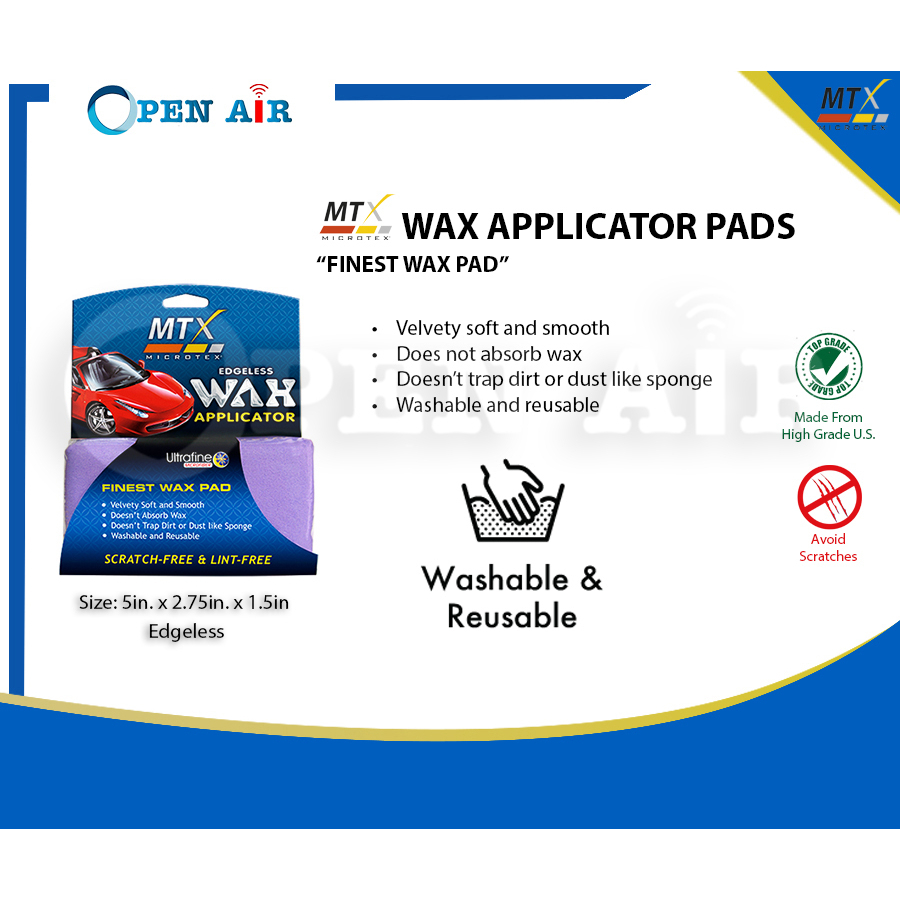 Microtex MTX Wax Applicator Finest Wax Pad | Shopee Philippines